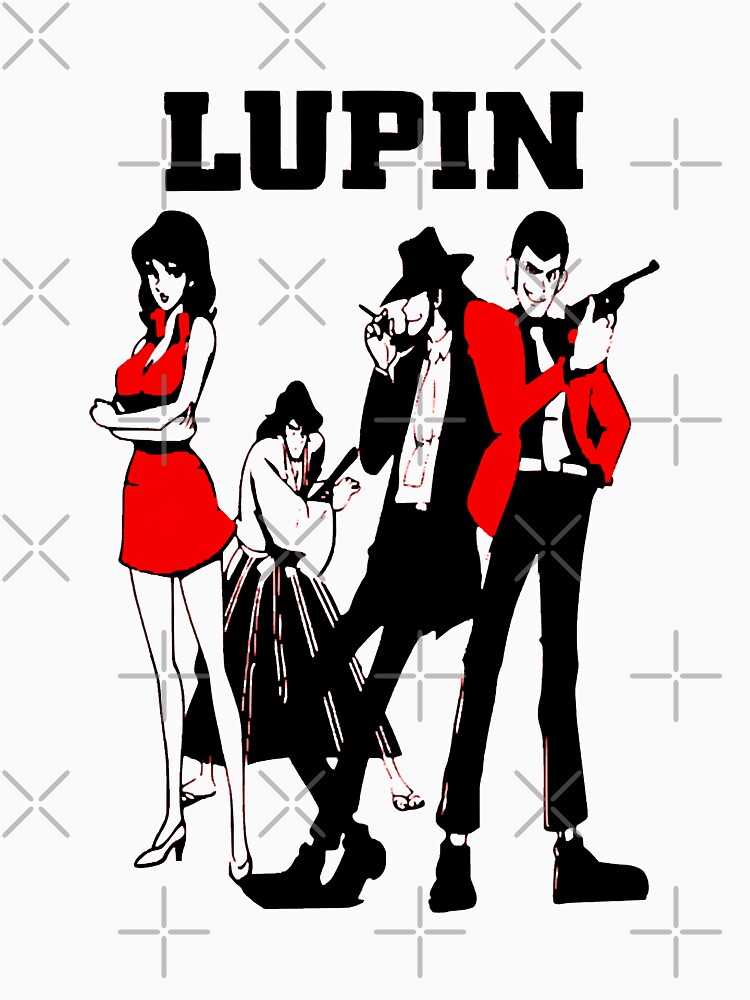 "Lupin with friends" T-shirt for Sale by JonesLoriAlesia | Redbubble ...
