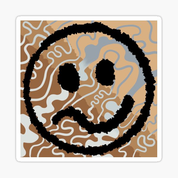 "Killer wonky smile" Sticker for Sale by KillerFigs | Redbubble