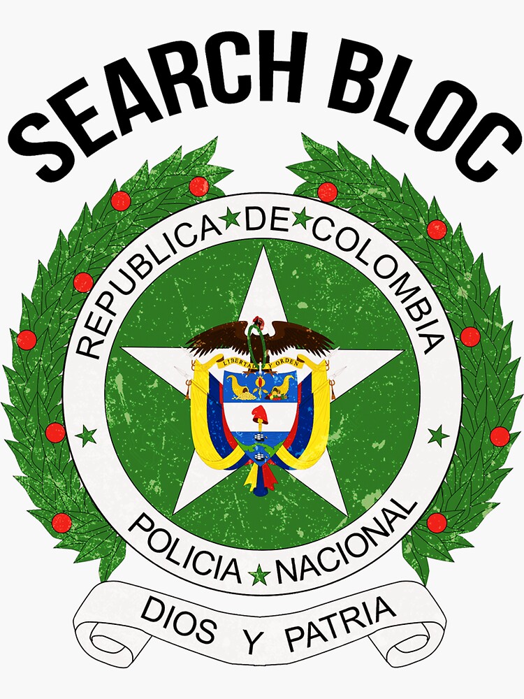 "Search Bloc " Sticker for Sale by O. W. | Redbubble