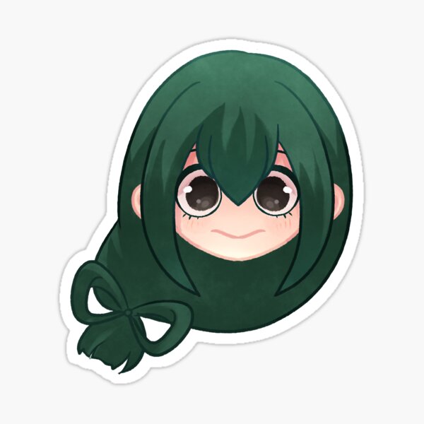 "Tsuyu Asui Chibi - My Hero Academia" Sticker for Sale by Jasmine ...