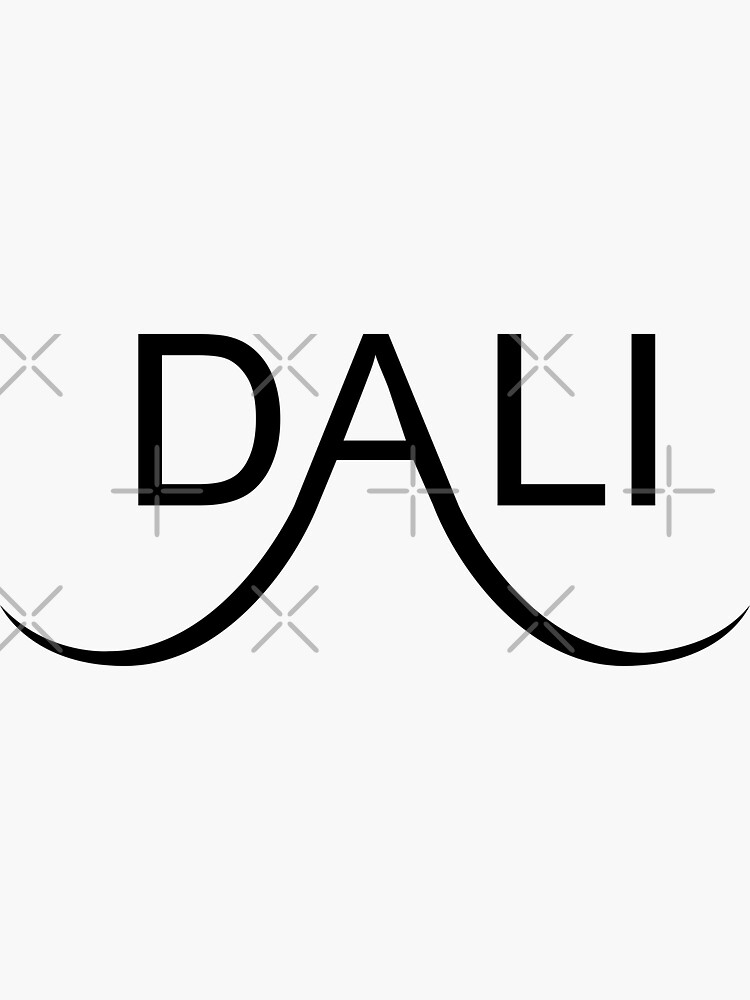 "Dali logo" Sticker for Sale by AznavourByKarin | Redbubble
