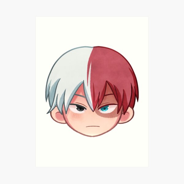 "Shoto Todoroki Chibi - My Hero Academia" Art Print by Jasmine-Fashion ...