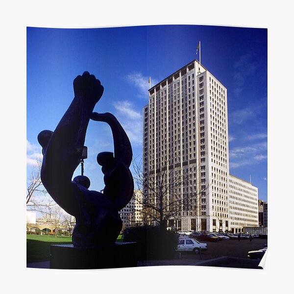 "The Shell Centre, London." Poster by JonDelorme | Redbubble