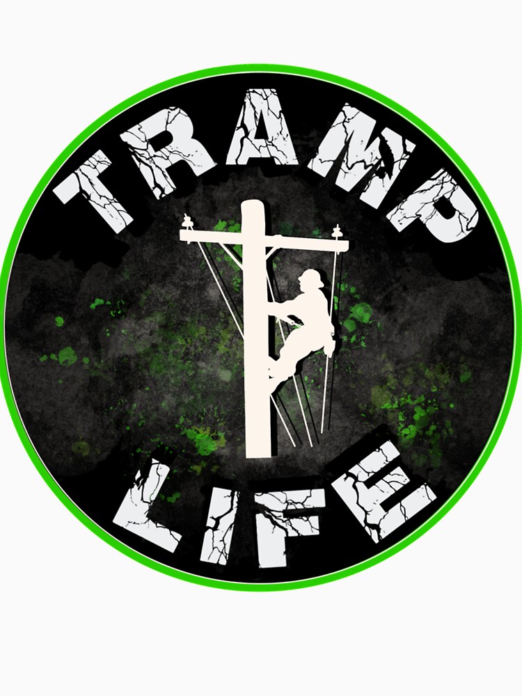 "TRAMP LIFE! LINEMANHARDHAT IBEW S" T-shirt for Sale by PaualBarber ...