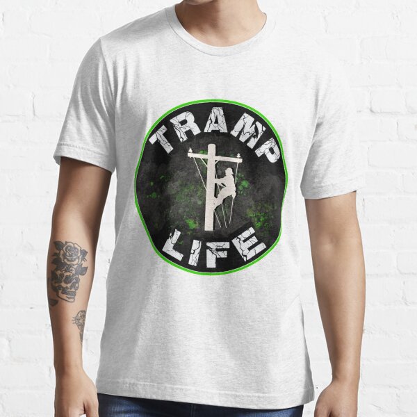 "TRAMP LIFE! LINEMANHARDHAT IBEW S" T-shirt for Sale by PaualBarber ...
