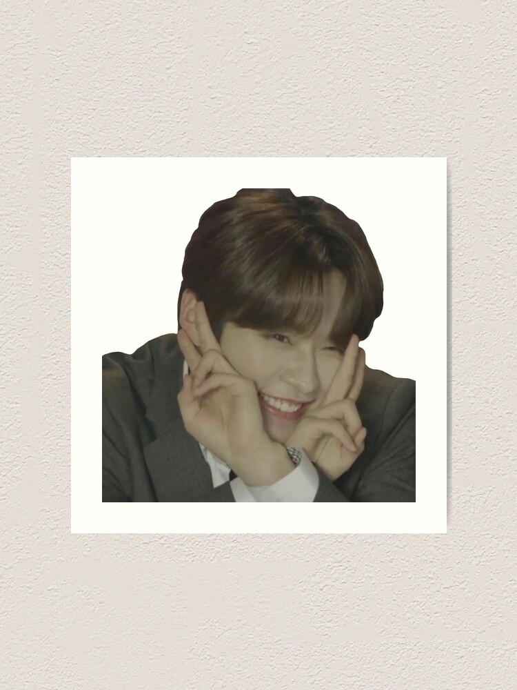 "Stray Kids Lee Know Cute Peace Sign Sticker" Art Print for Sale by ...
