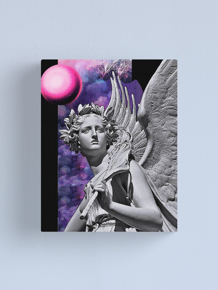 "Greek Angel Vaporwave Aesthetic" Canvas Print for Sale by OWLvision33 ...