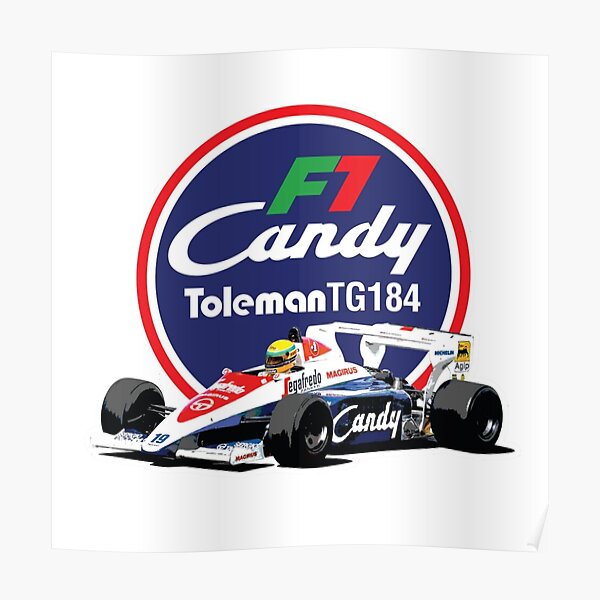 "Senna Toleman F1 - graphic" Poster by cse313 | Redbubble