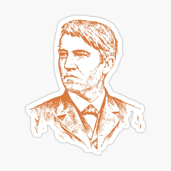 "Sir Thomas Edison's Sketch" Sticker for Sale by EngineersArt | Redbubble
