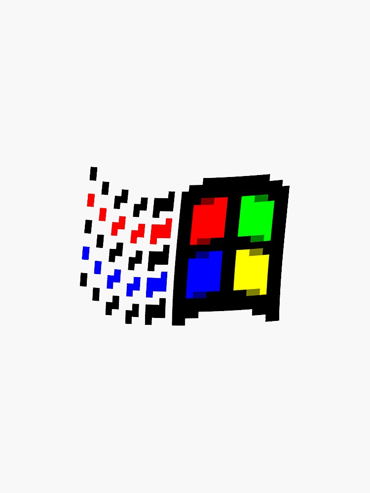 "windows 95" Sticker for Sale by skrt | Redbubble