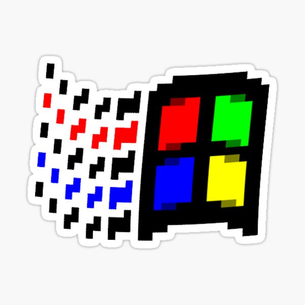 "windows 95" Sticker for Sale by skrt | Redbubble
