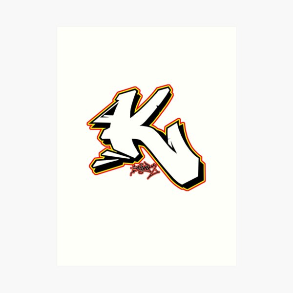 "LETTER K BY ESONE URBAN GRAFFITI STREET STYLE " Art Print for Sale by ...