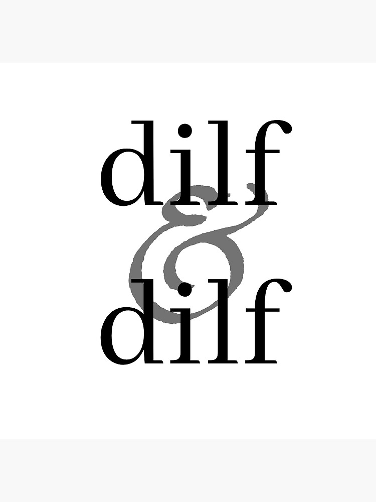 "Dilf & Dilf" Sticker for Sale by MDcollections | Redbubble