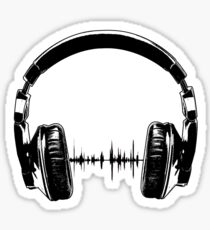Headphones Stickers | Redbubble