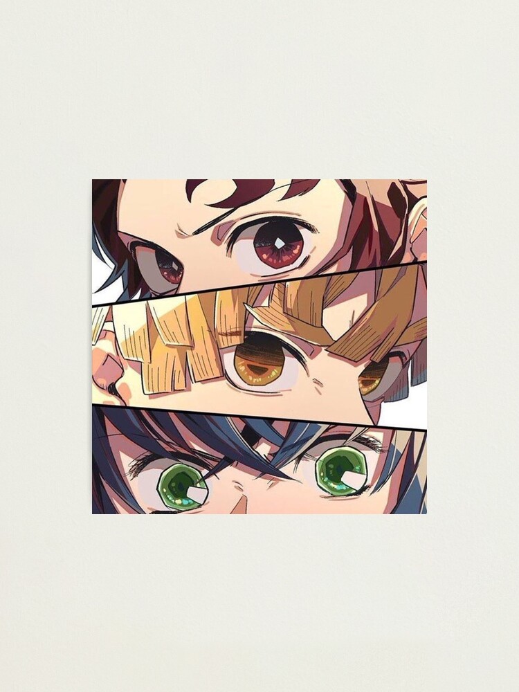 "Zenitsu,Tanjiro,Inosuke" Photographic Print by cherrysarts | Redbubble