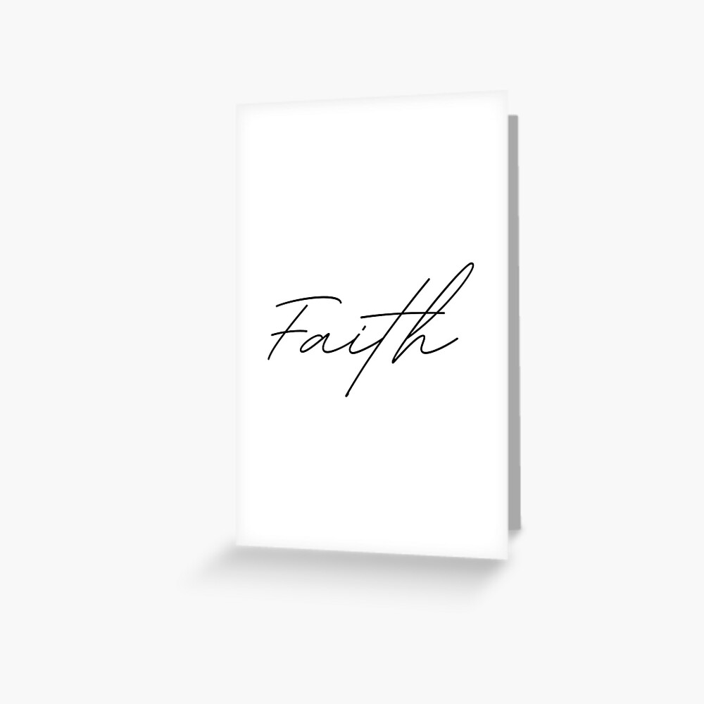 "Faith " Greeting Card for Sale by Moonlight-Art- | Redbubble