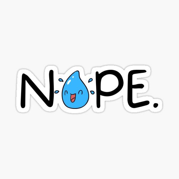 "NOPE. MTG Inspired" Sticker by Zevaa | Redbubble