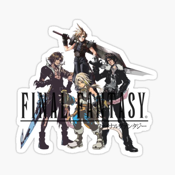 "Final Fantasy Characters" Sticker for Sale by AntoGT | Redbubble