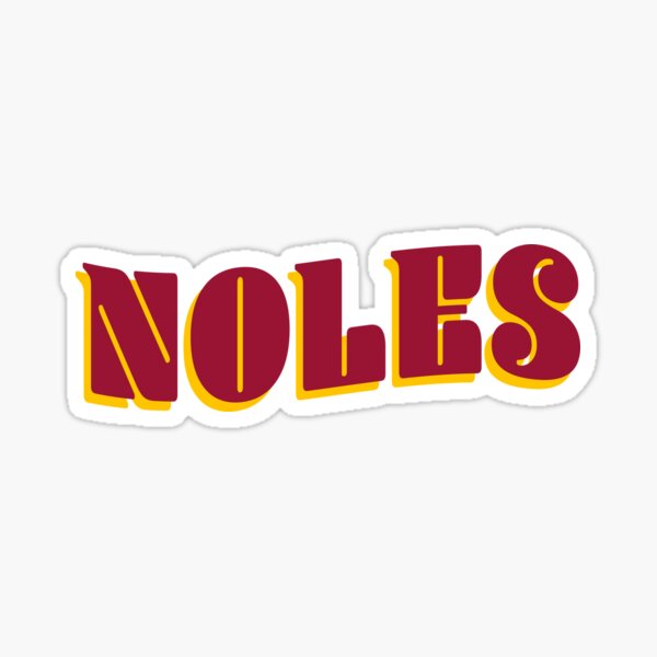 "Noles Sticker" Sticker for Sale by DayTripz | Redbubble