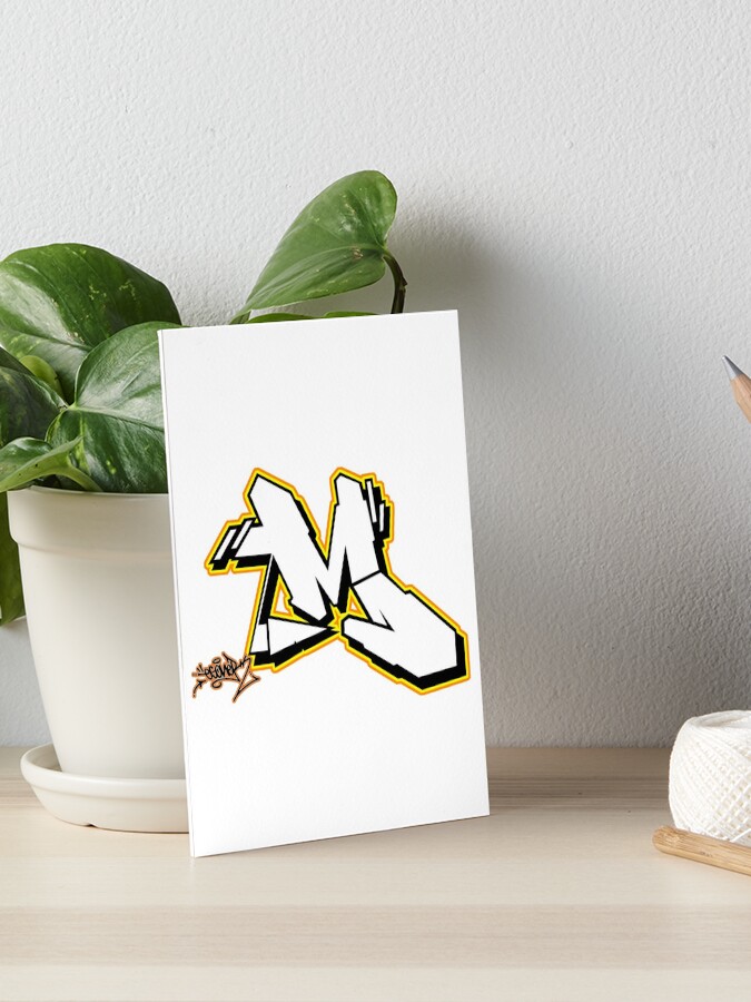 "LETTER M BY ESONE URBAN GRAFFITI STREET STYLE " Art Board Print for ...