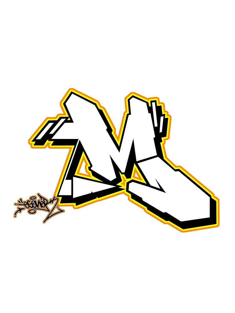 Letter M Graffiti Letter M Graffiti Alphabet, M Typography Blue Letter