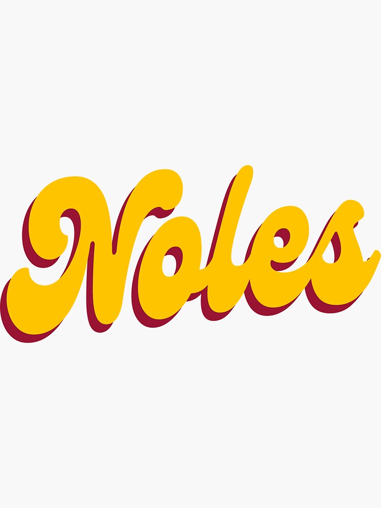 "Noles Sticker" Sticker by DayTripz | Redbubble