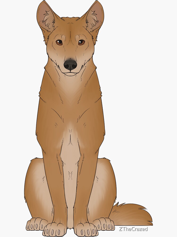 "Dingo" Sticker for Sale by ZTheCrazed | Redbubble