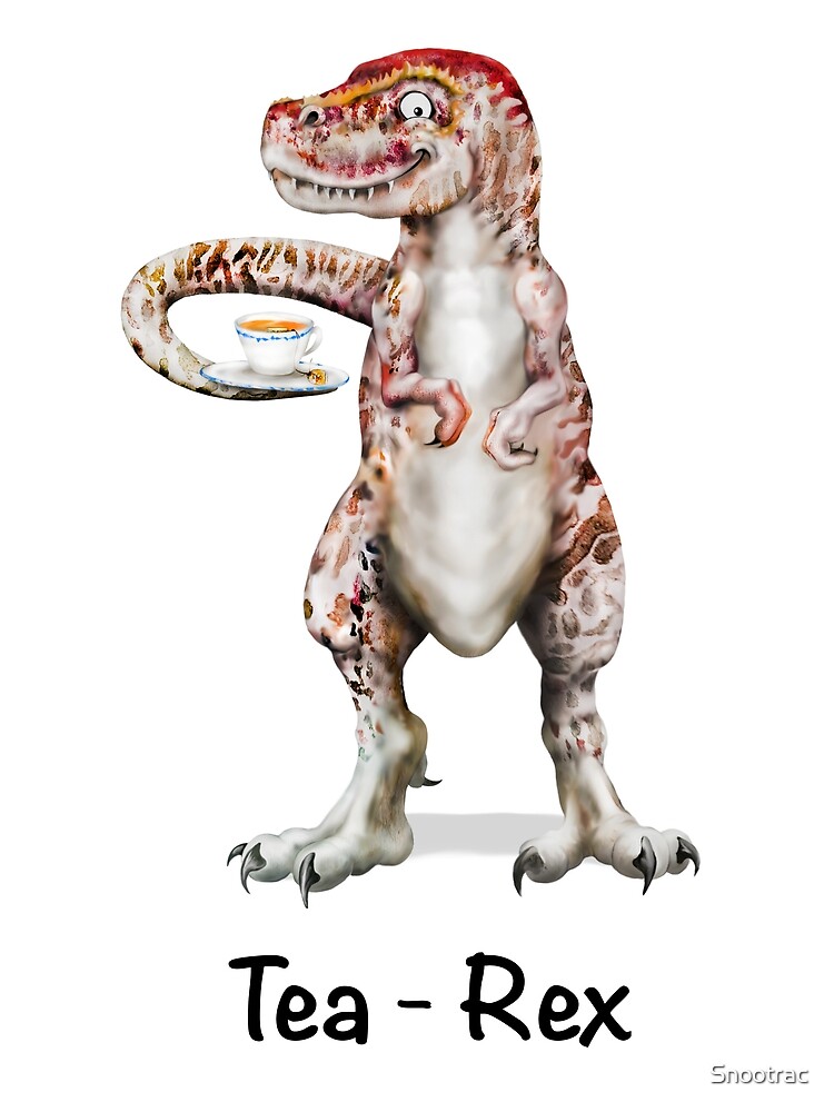 Lámina fotográfica «Tea-Rex | Dinosaurio Tyrannosaurus Rex de dibujos ...