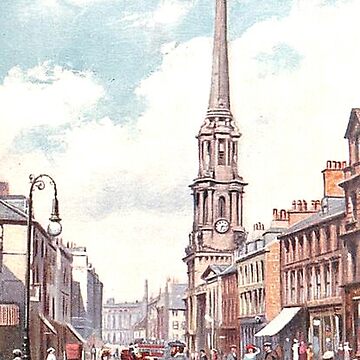 "Vintage Illustration of Sandgate, Ayr" Art Print for Sale by ...