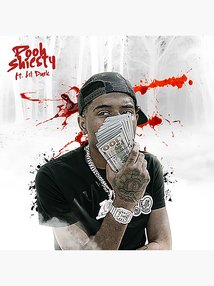 "pooh shiesty artwork" Sticker for Sale by baronhowe | Redbubble