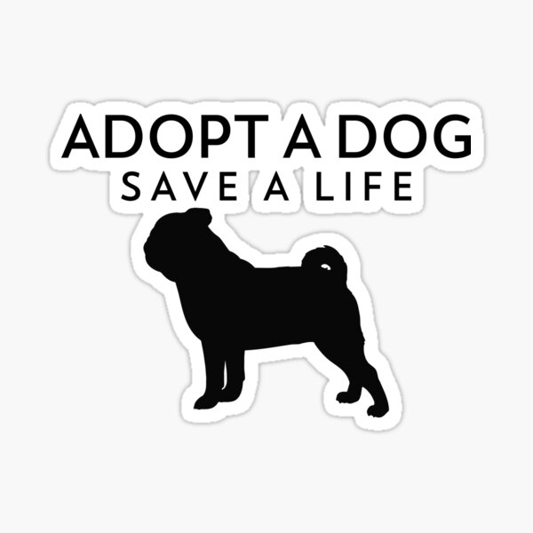 "Adopt A Dog Save A Life adorable dogs design for those who love pet ...