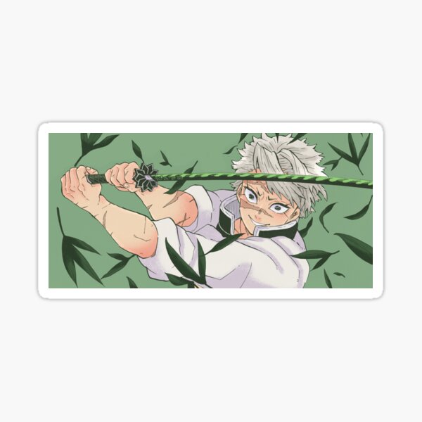 "Sanemi colored panel #9" Sticker for Sale by chikii | Redbubble