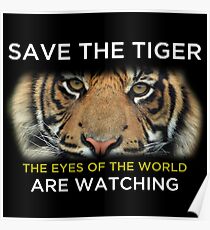 Save Tiger Posters | Redbubble