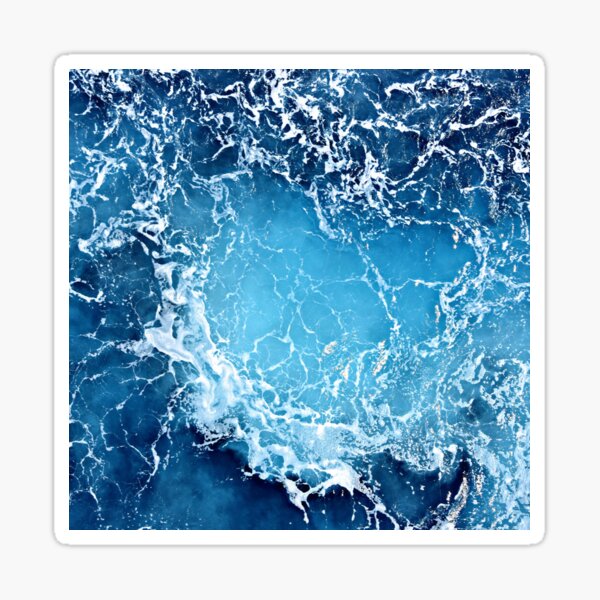 "Blue Ocean Landscape" Sticker for Sale by MAMsis | Redbubble