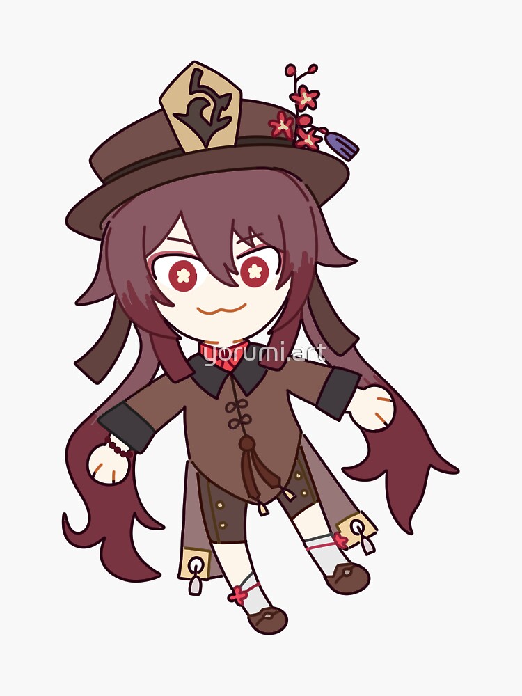 "Genshin Impact Liyue Derpy Hu Tao" Sticker von sugarscrub | Redbubble