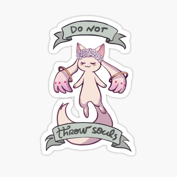 "Do Not Throw Souls" Sticker by ikimaru | Redbubble