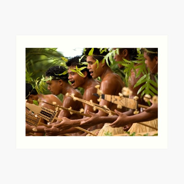 "Paddle Dance - Pohnpei Island, Micronesia" Art Print by alexzuccarelli ...