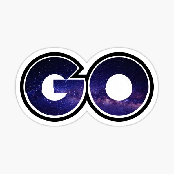 "GO" Sticker for Sale by logilogi | Redbubble
