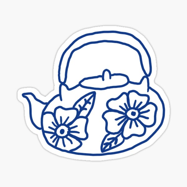 "teapot" Sticker for Sale by avaarts | Redbubble