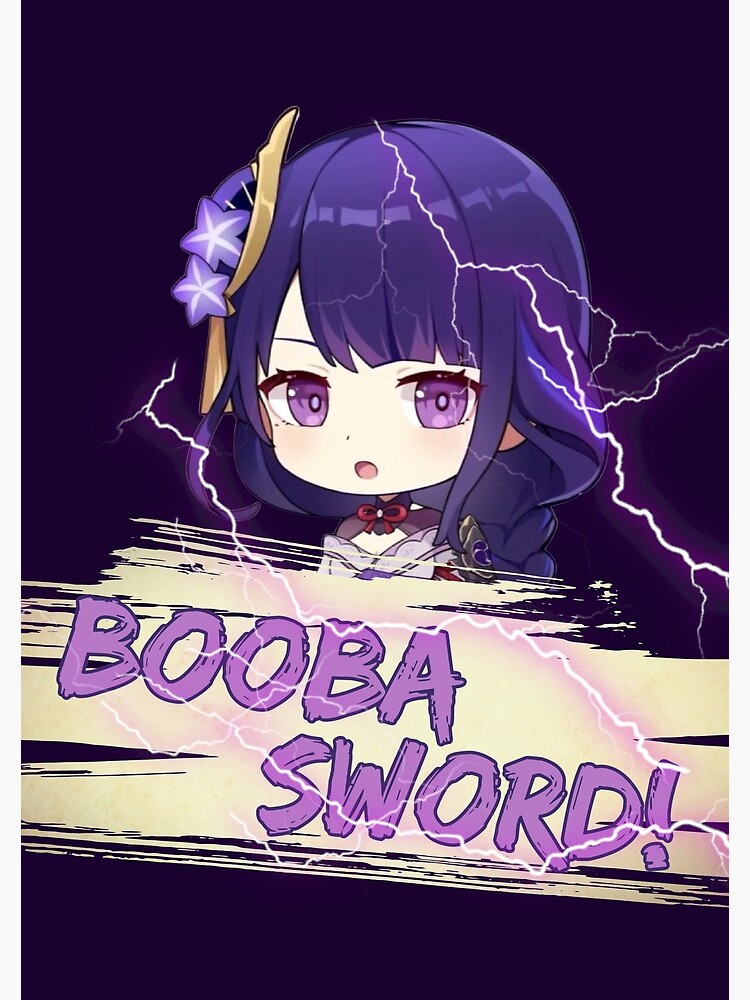 "Genshin Impact - Chibi Baal / Raiden Shogun (Booba Sword)" Spiral ...