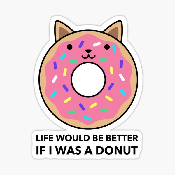 Super cute donut sticker Stickers Paper & Party Supplies etna.com.pe