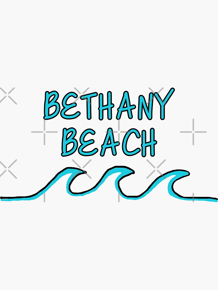 "Bethany Beach" Sticker for Sale by popculturechick | Redbubble