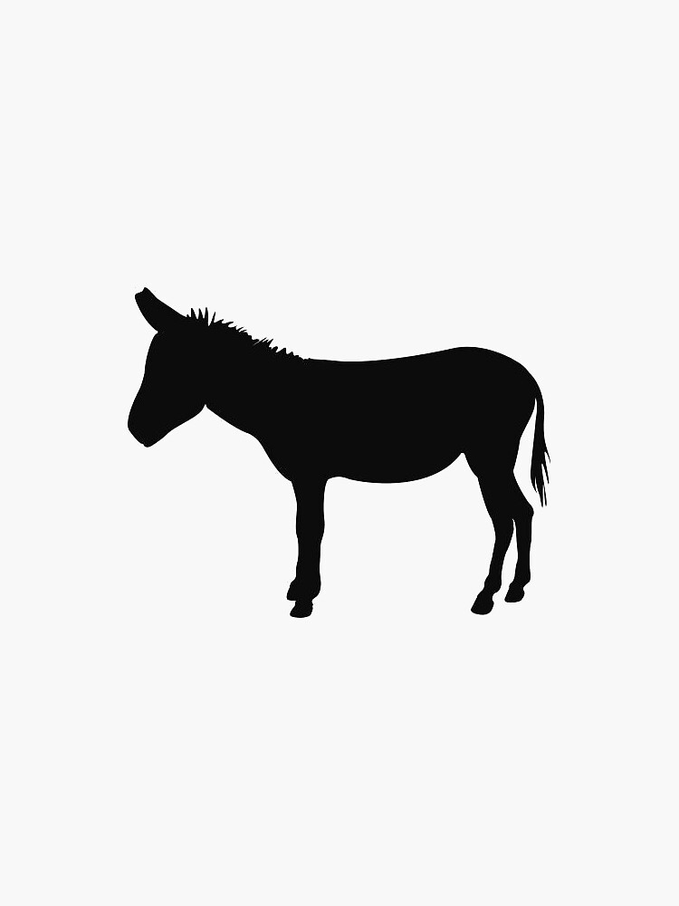 "Burro" Sticker for Sale by triplew427 | Redbubble