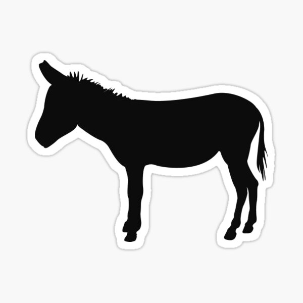 "Burro" Sticker for Sale by triplew427 | Redbubble