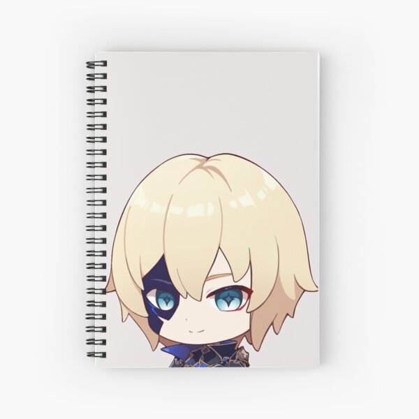 "Chibi Dainsleif - Genshin Impact" Spiral Notebook for Sale by ...