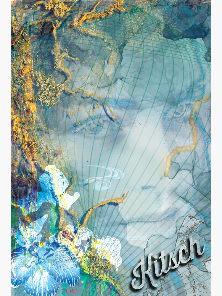 "Kitsch" Sticker by RickHillDesign | Redbubble