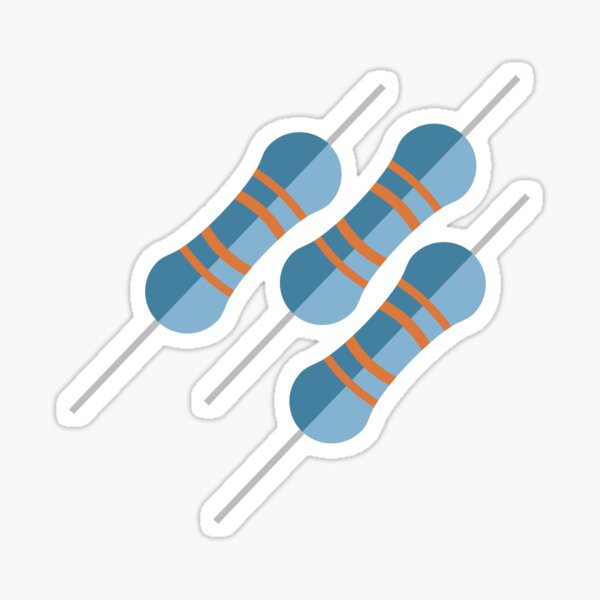 "Resistors, electronic circuit component" Sticker for Sale by ...
