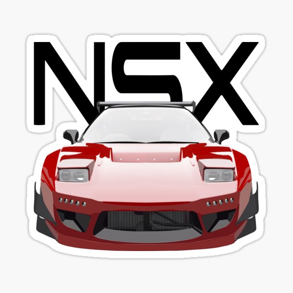 "WIDEBODY NSX" Sticker for Sale by PERS0NA1 | Redbubble