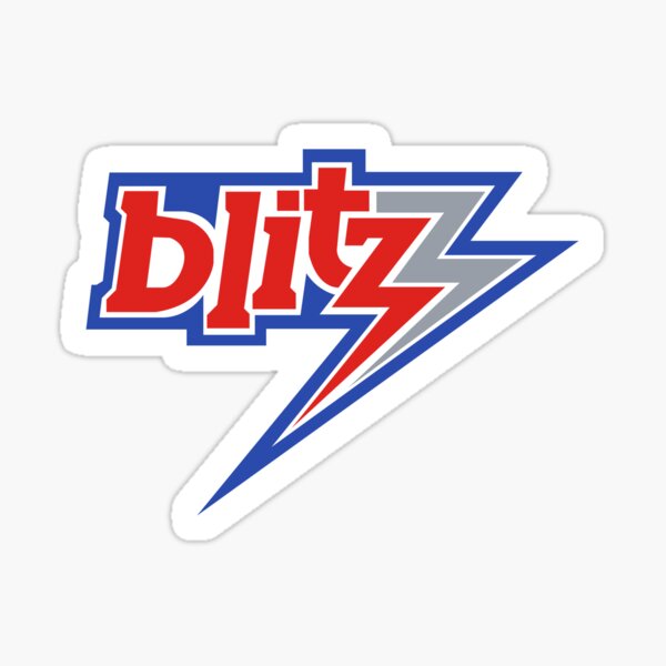 "THE CHICAGO BLITZ USFL SHIRT AND STICKER " Sticker for Sale by ...