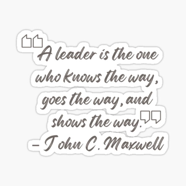 "Quotes on leadership" Sticker for Sale by Simi2020 | Redbubble